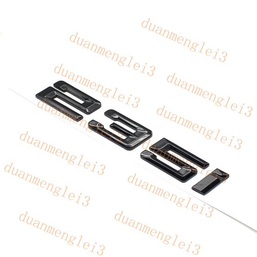 Gloss Black " 235 i " Number Trunk Letters Emblem Badge Sticker for 2 ...