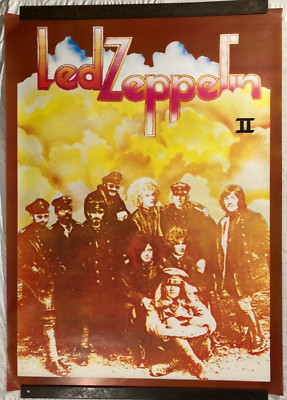 Led Zeppelin II Huge Subway Size Poster 1980s Commercial | eBay