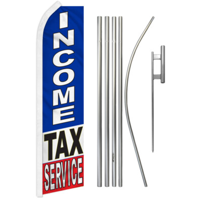 Business Signs - Income Tax Flags
