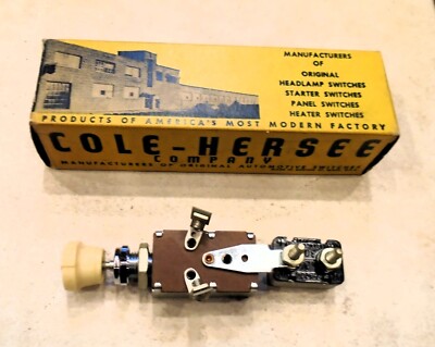 Vintage Car Auto Truck 2 Position On/Off Push/Pull Dash Switch W/30 Amp ...