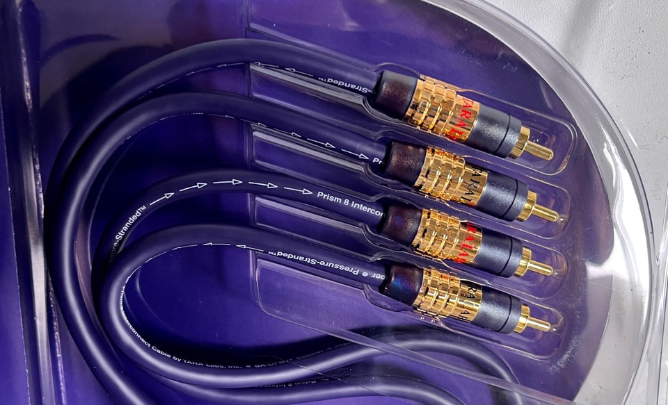 TARA LABS, NOS PRISM 8 AUDIO INTERCONNECT CABLES, .6 METERS, RCA, NEW ...