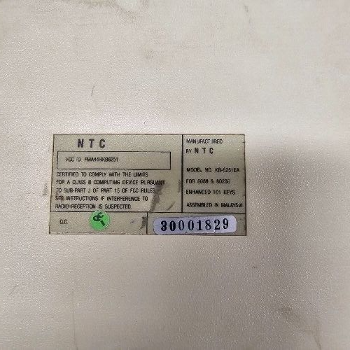 VINTAGE NTC KB-6251EA Keyboard, Enhanced 101 keys. | eBay