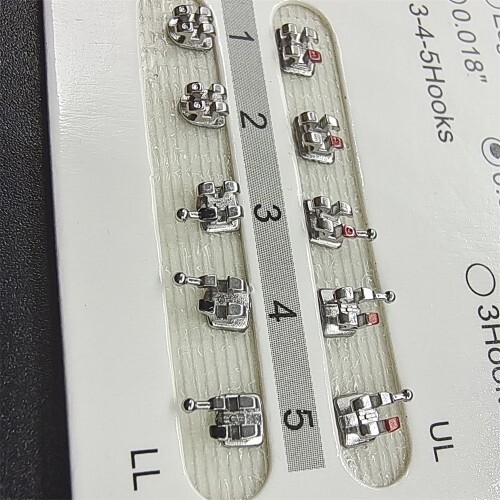 20 Sets Dental Orthodontic Brackets Braces Mini Roth 022 Slot 345 with ...