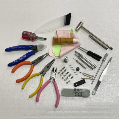 Complete tools, parts and accessories set for Zippo lighters Repair ...