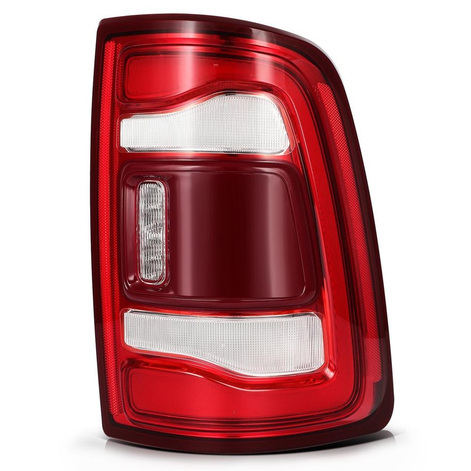 Red Bezel LED Tail Light Right Side w/o Blind Spot For Ram 2500 3500 ...
