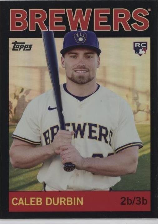 2025 Topps Archives - 1964 Topps Caleb Durbin #85 Black Foilboard (RC ...