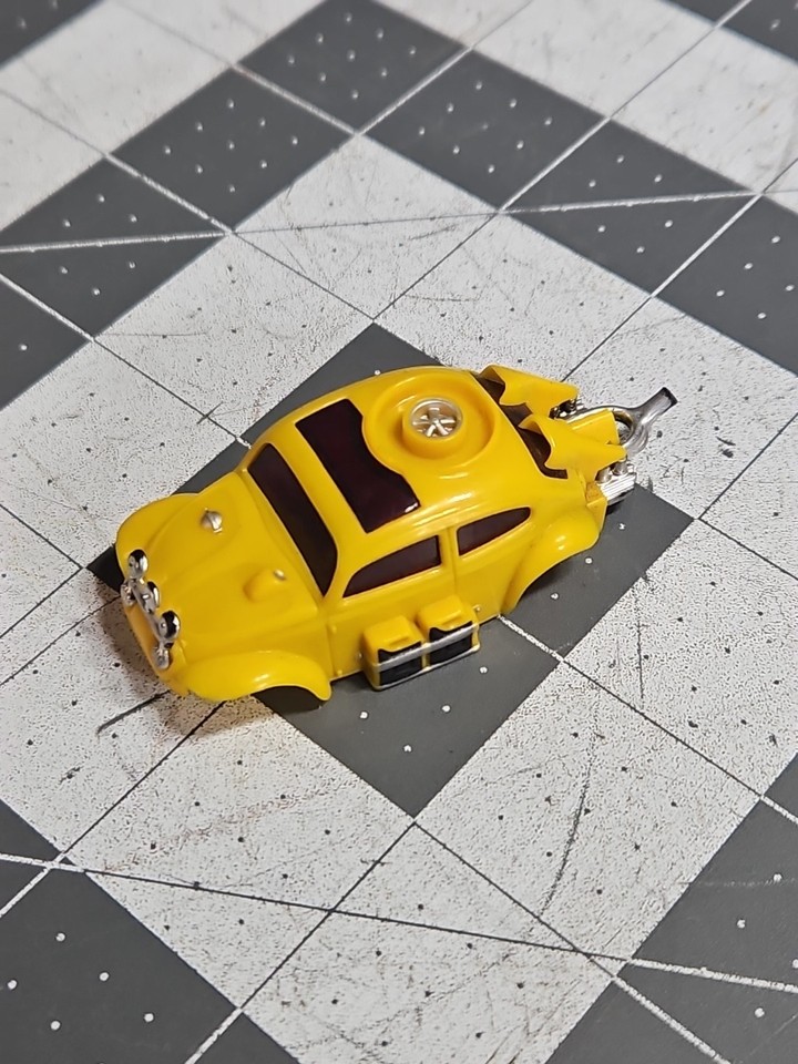 Aurora AFX VW Volkswagen Baja Bug Beetle HO Slot Car Vintage Yellow ...