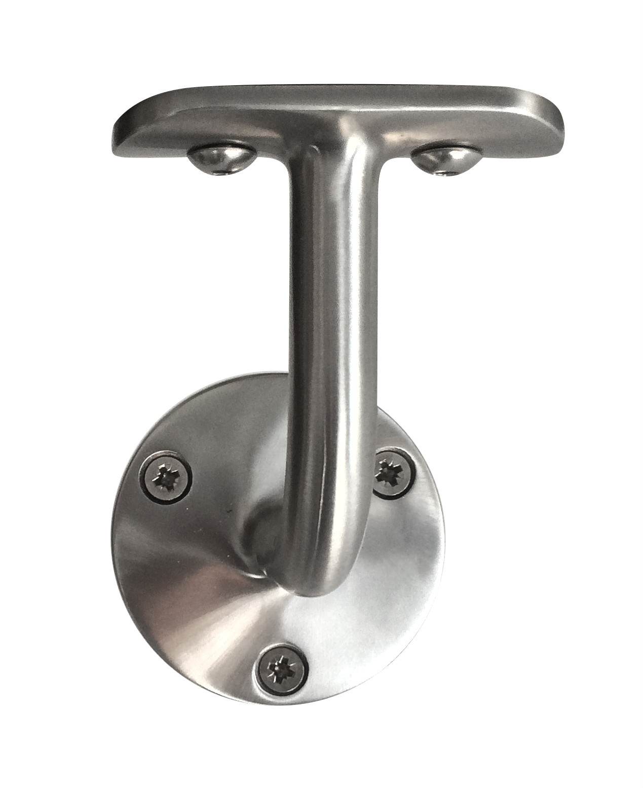 Brushed Stainless Steel Stair Wall Handrail Bracket - Satin Polished ...