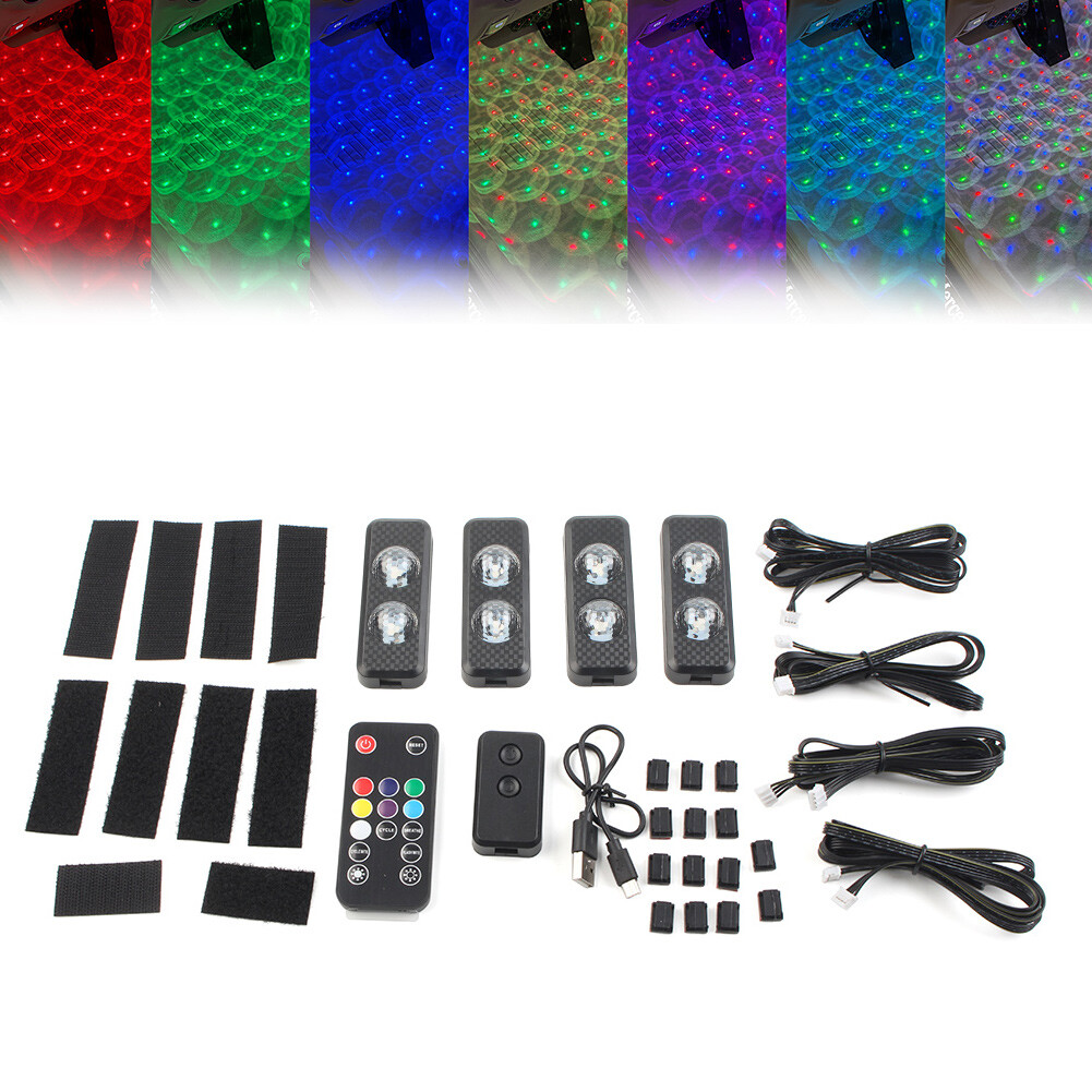 Automotive Interior Decorative Star Lights Car Foot Light LED Universal ...