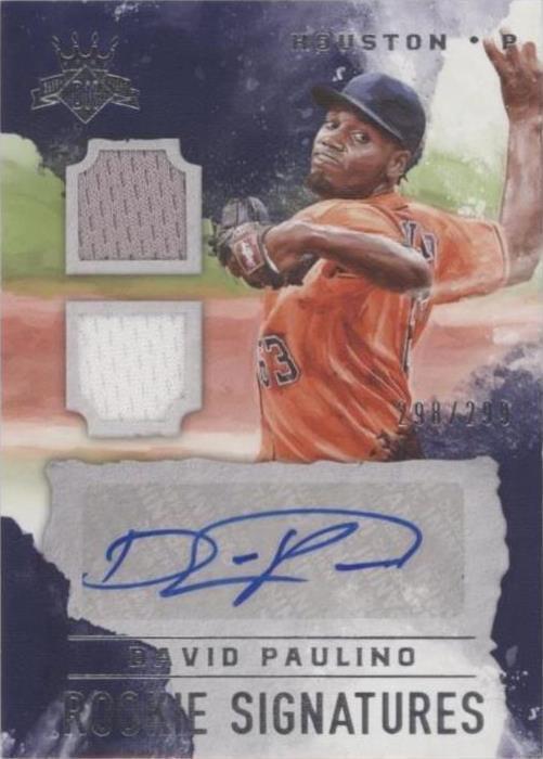 2017 Panini Diamond Kings - Dk Rookie Signatures David Paulino #RS-DP ...