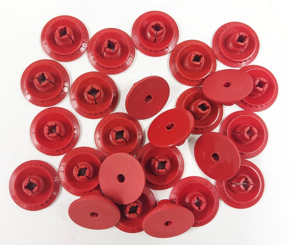 Vintage Fischertechnik 35031 Flat Hub Collet Red 25pcs 1966 Parts ...