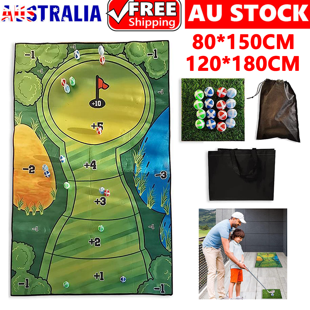 Golf Game Set Indoor Casual Golf Royale Mat Golf Game Golf Hitting 2 ...