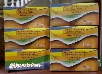 6-BOXES Biofitea Herbal Dietary Fat Weight Reducer Slimming Tea / 30 Ct ...