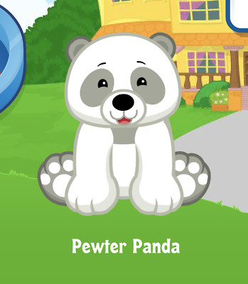 Webkinz Pewter Panda Virtual Adoption Code Only Messaged Webkinz Pewter ...