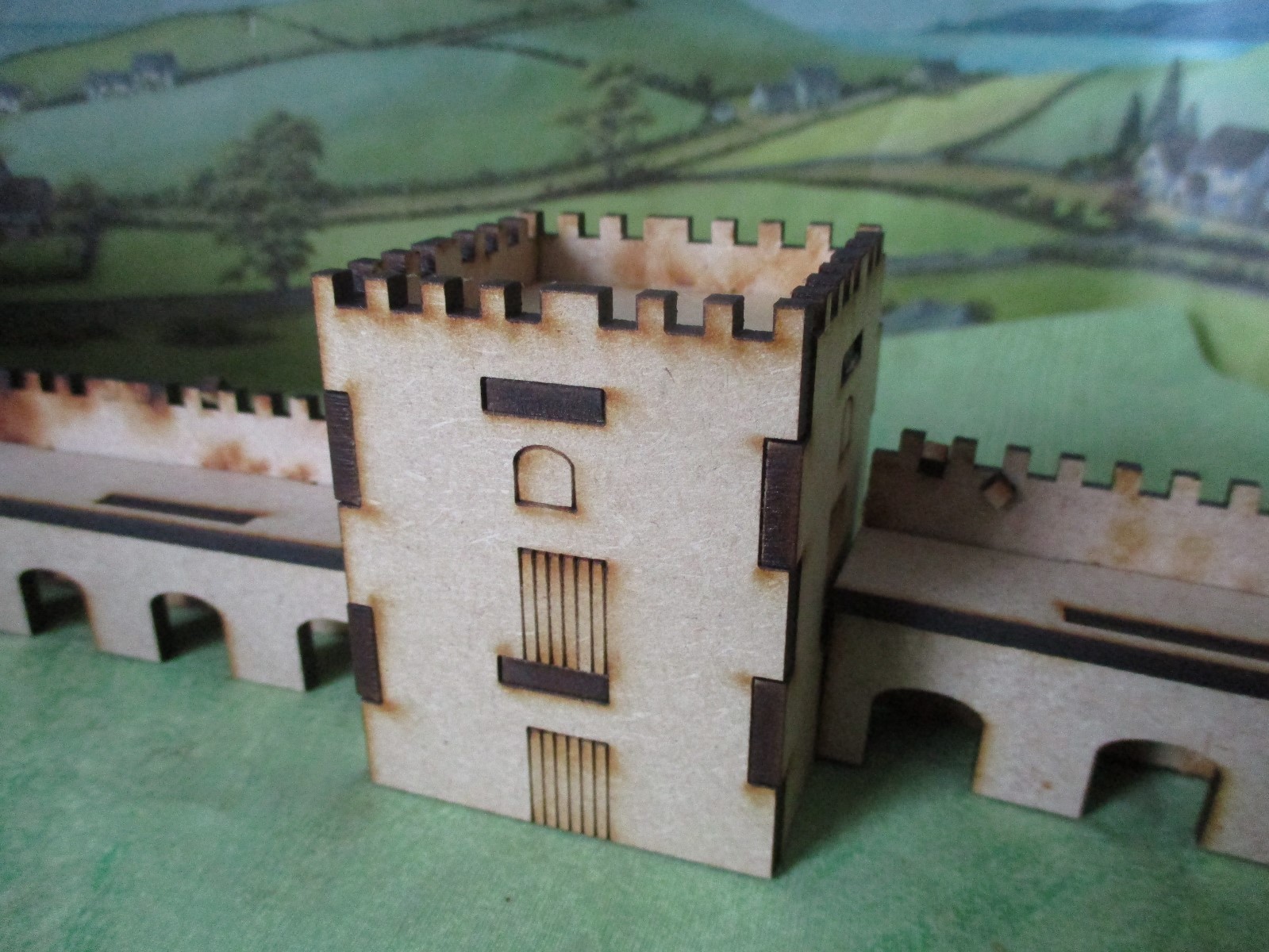 10mm Castle Fort Napoleonic medieval Max 325x200x63mm High Laser Cut ...