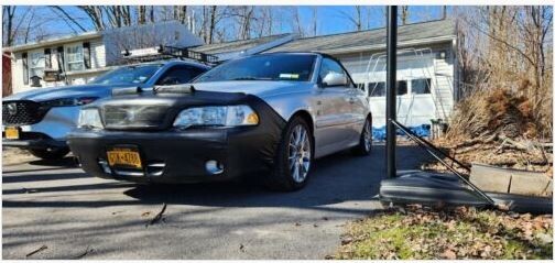 Colgan Custom Front End Bra 2pc.Fits Volvo C70 1998-2004 With Lic.Plate ...