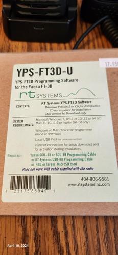 Yaesu FT3DR Dual Band 5W Digital Transceiver for sale online | eBay