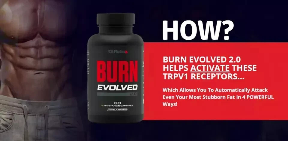 5 Pack, Burn Evolved Sculptnation Fat Burner Weight Loss Hot Muscles ...