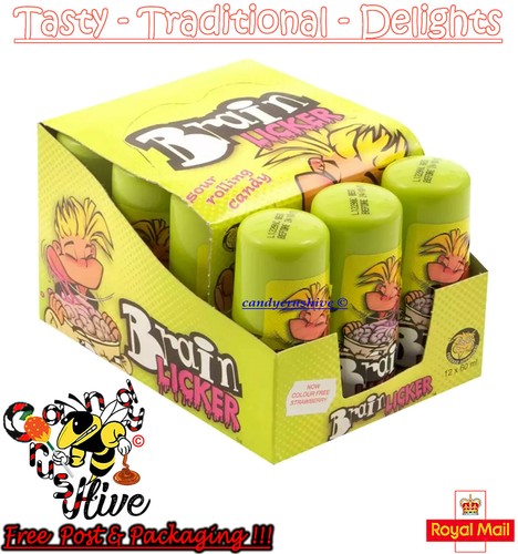 Brain Licker Sour Liquid Candy Drink TikTok Craze 60ml - 12 pack ...