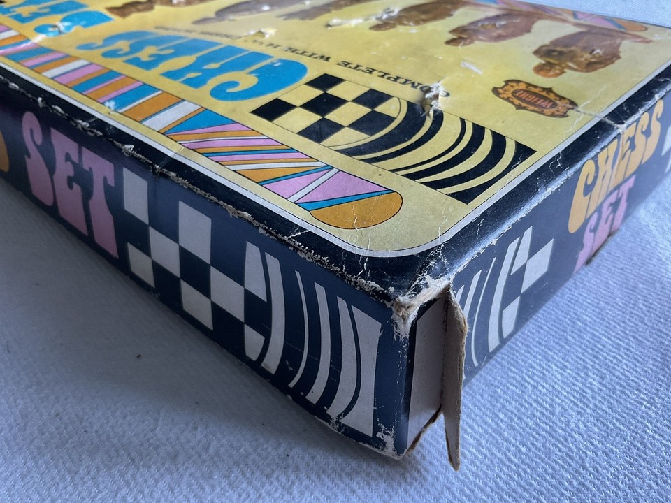 Collectable Vintage Roxy “Medieval Style” Chess Set & Board 1970s ...