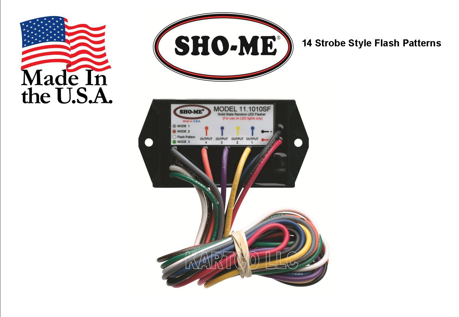 Sho-Me 4 Output LED Strobe Effect Flasher (11.1010SF) for sale online | eBay