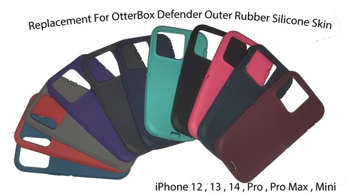 Replacement 4 OtterBox Defender Outer Silicone Skin iPhone 12/13/14/Pro ...
