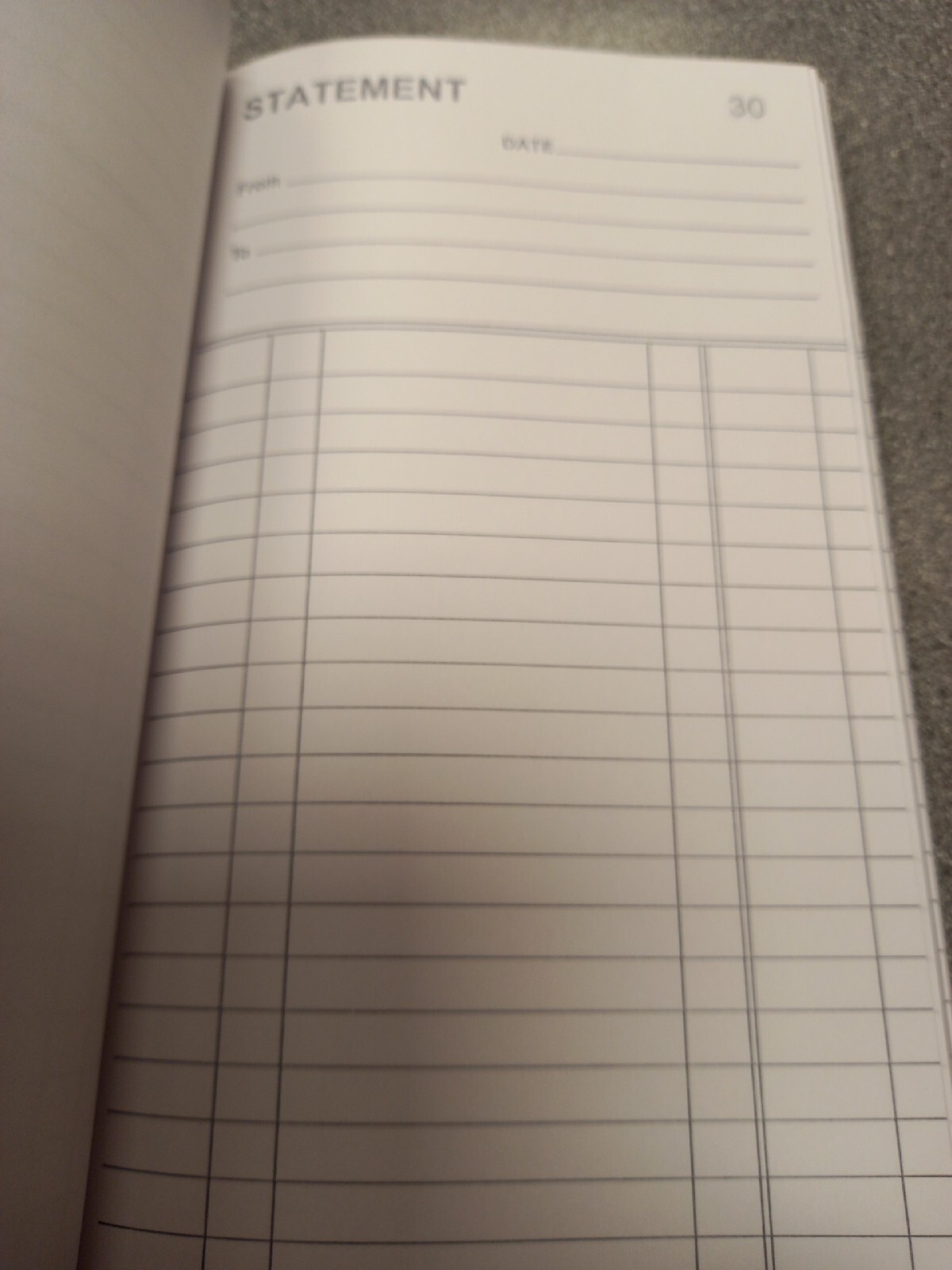 Silvine Statement Duplicate Book Index Sheet Ruled Feint 210x127mm Ref ...