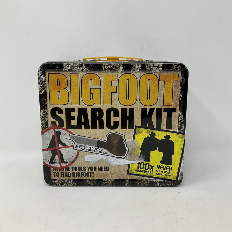 Bigfoot Lunchbox - Search Kit Vinyl Wrapped - Tin Metal Lunchbox | eBay