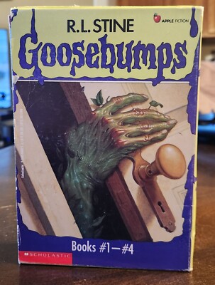 Vintage 1st Ed. GOOSEBUMPS Book Box Set #1-#4 R L Stine Paperback | eBay