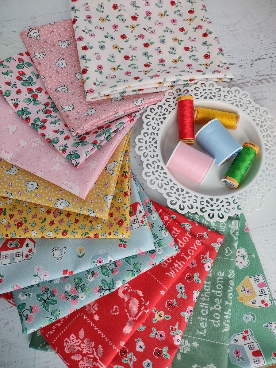 30 Fat Quarters Rowan Fat Quarter Fabrics Pre Cut For Quilting