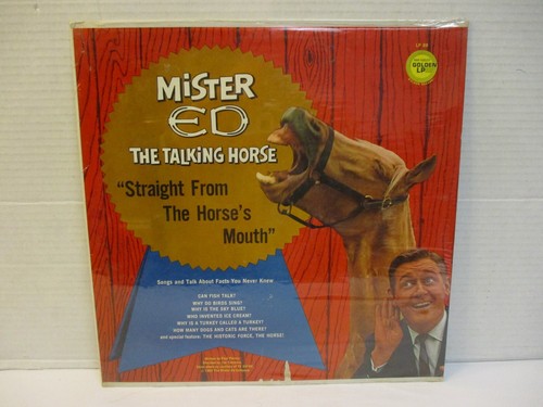 2380: "Mister Ed The Talking Horse" Golden LP 88 SEALED with 1" seam ...
