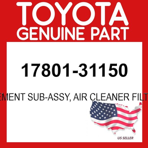 TOYOTA GENUINE OEM 17801-31150 ELEMENT SUB-ASSY, AIR CLEANER FILTER ...