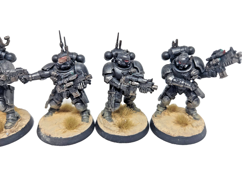 Warhammer 40k Space Marines Infiltrators Iron Hands Well Painted Games ...