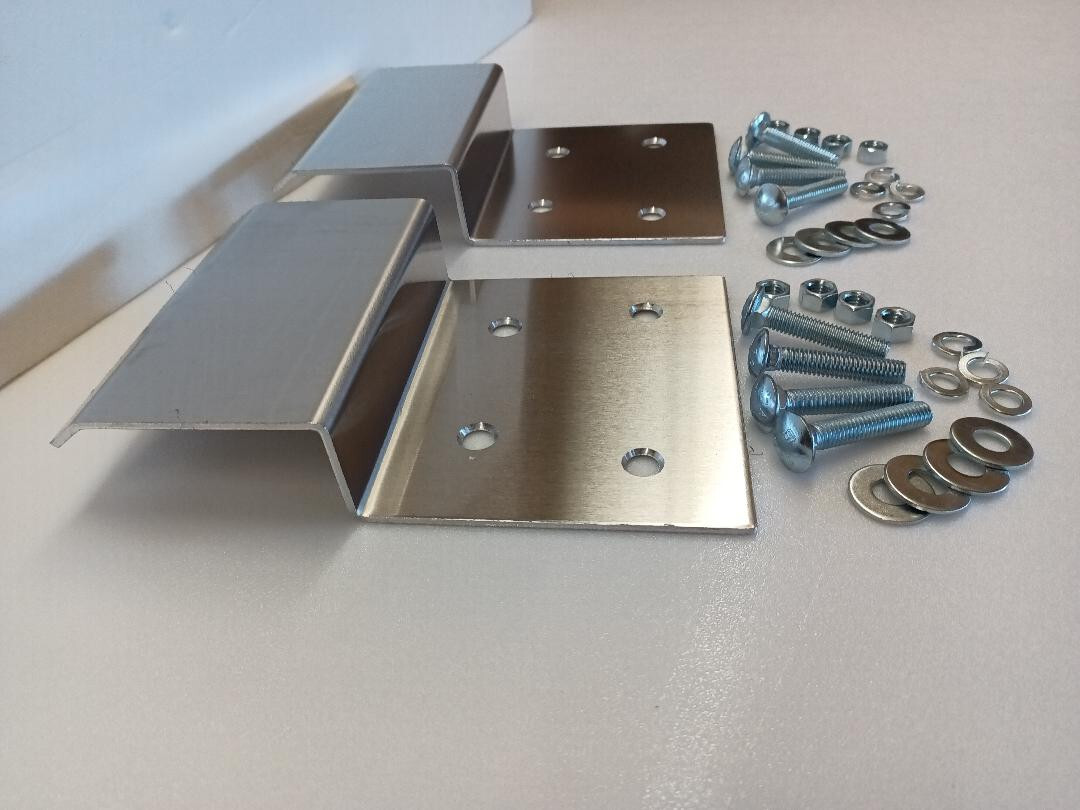CodyCo Aluminum Loading Ramp End Plate Kit Tops Fits 2" x 8" Boards | eBay