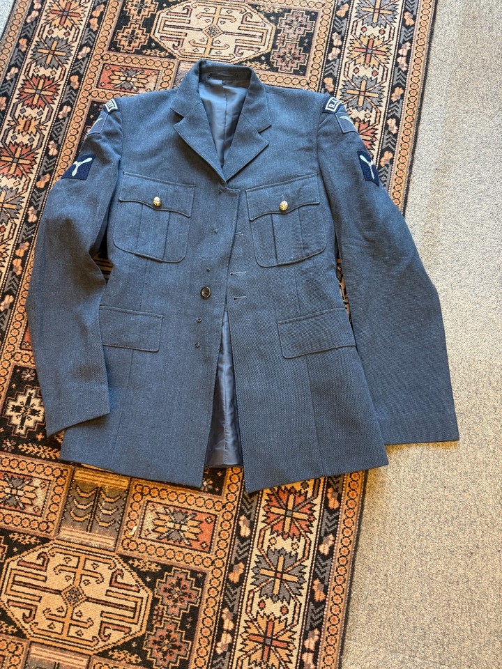 5 x Royal Air Force RAF / WRAF men/womens Grey Uniform Jacket Job Lot ...