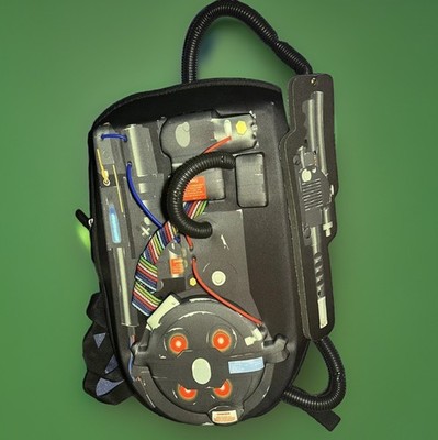 Ghostbusters Proton Pack Backpack w/ Particle Wand Costume Cosplay Tags ...