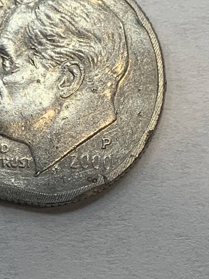 2000 P OFF CENTER ERROR ROOSEVELT DIME NICE COIN! | eBay