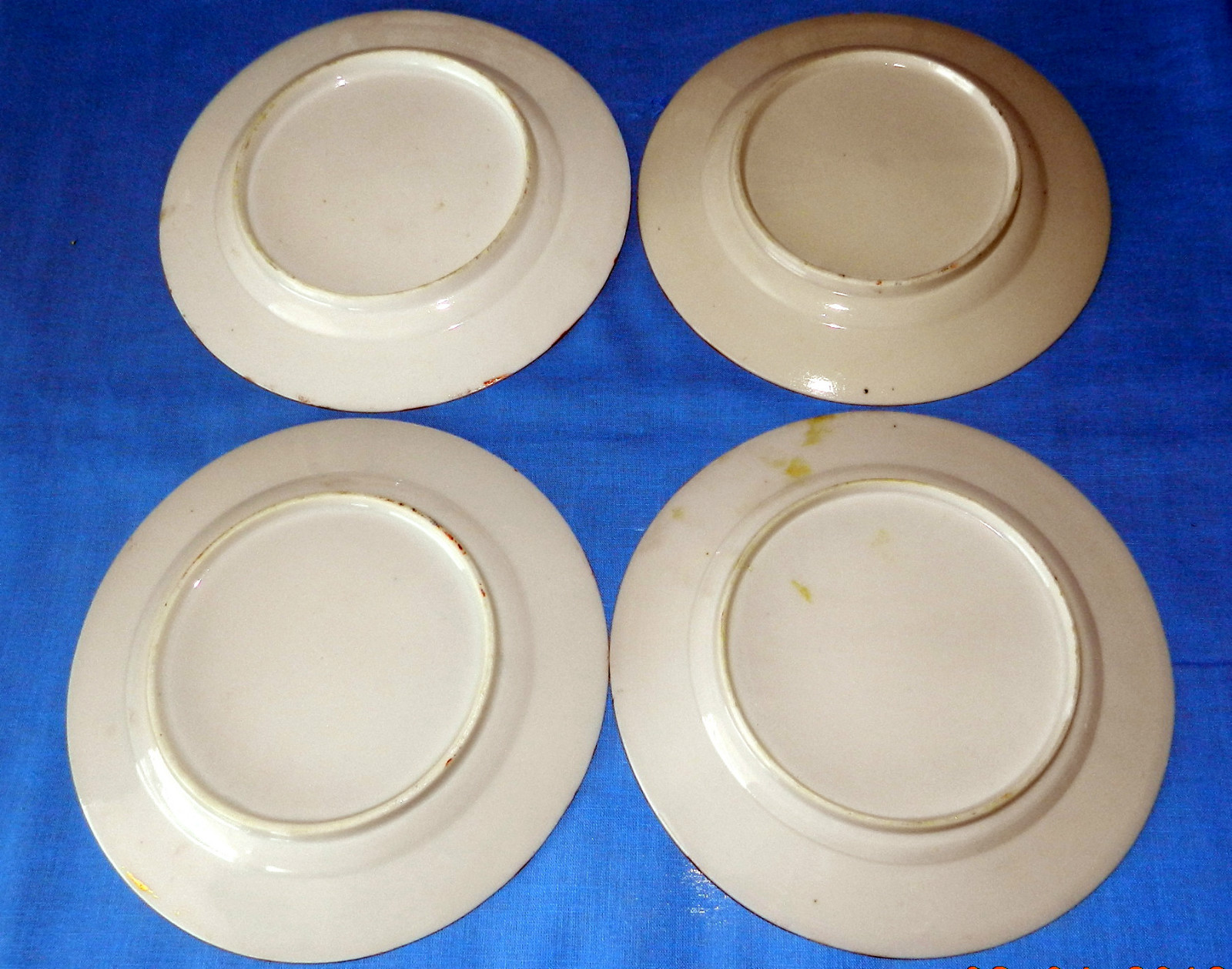 VTG CHINESE Hand Painted GEISHA GIRL Eggshell PORCELAIN (6) BREAD ...