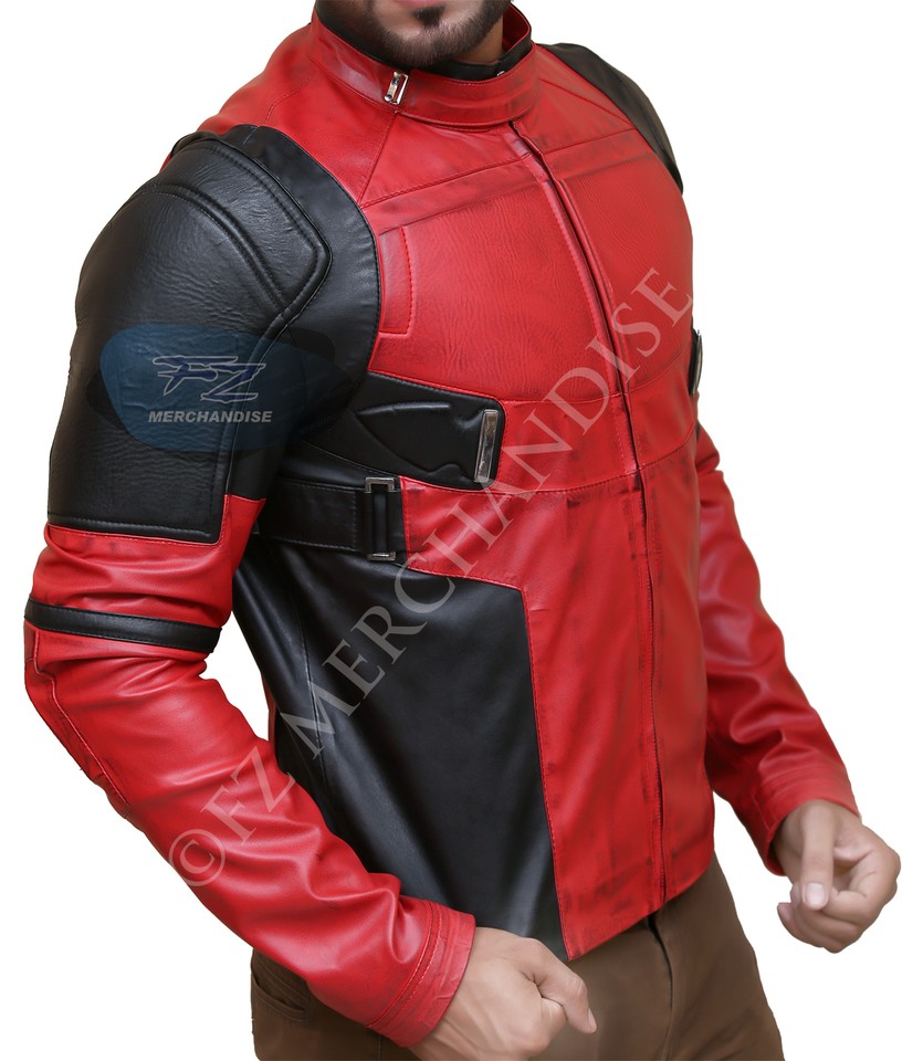 Deadpool Wade Wilson Ryan Reynolds Leather Jacket Cosplay Costume | eBay