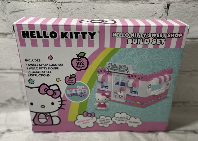 Sanrio Hello Kitty Sweet Shop Build Set 102 Pieces Includes Hello Kitty ...
