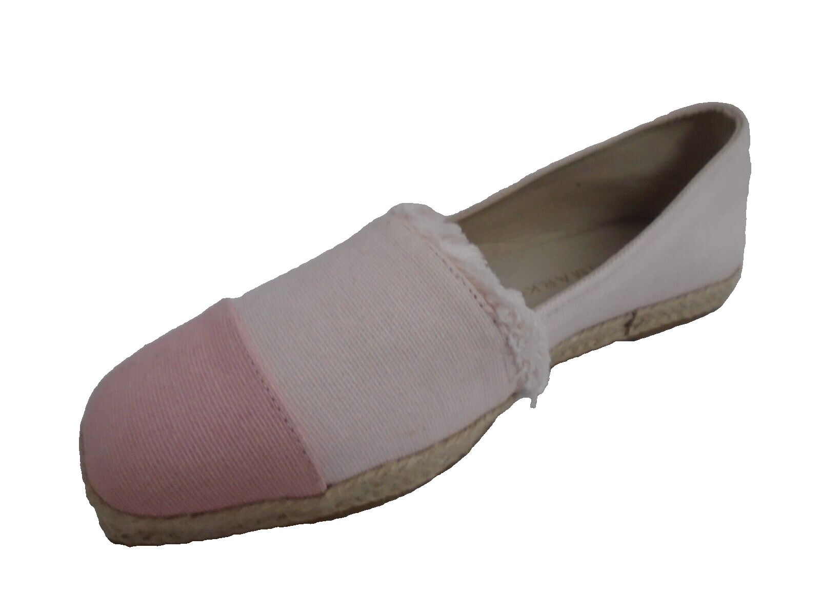 PRIMARK PINK-CREAM SLIP ON CANVAS LADIES FLAT SHOES UK 5 - EUR 38 | eBay UK