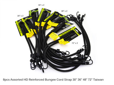 HD Bungee Octopus Occy Strap Cord 8pcs Hook Trailer Cargo 30" 36" 48 ...
