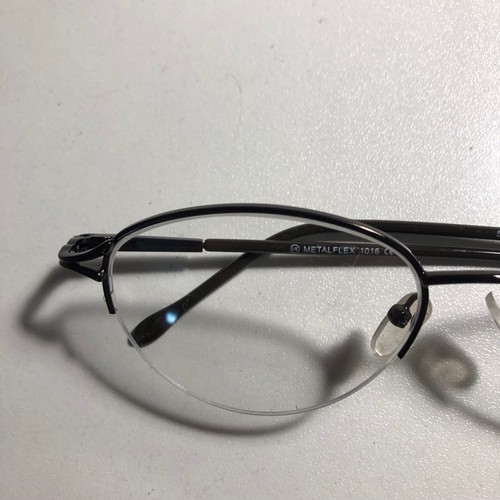 New Unisex METALFLEX #1016 Brown Metal RXable HalfRims Eyeglasses ...