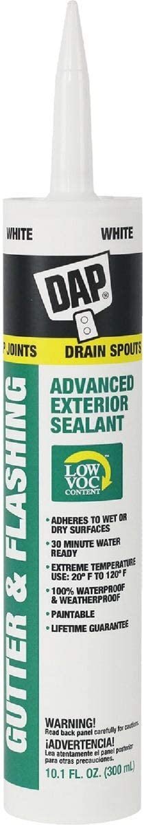 DAP INC 01801 10.1OZ White Gutt Sealant | eBay