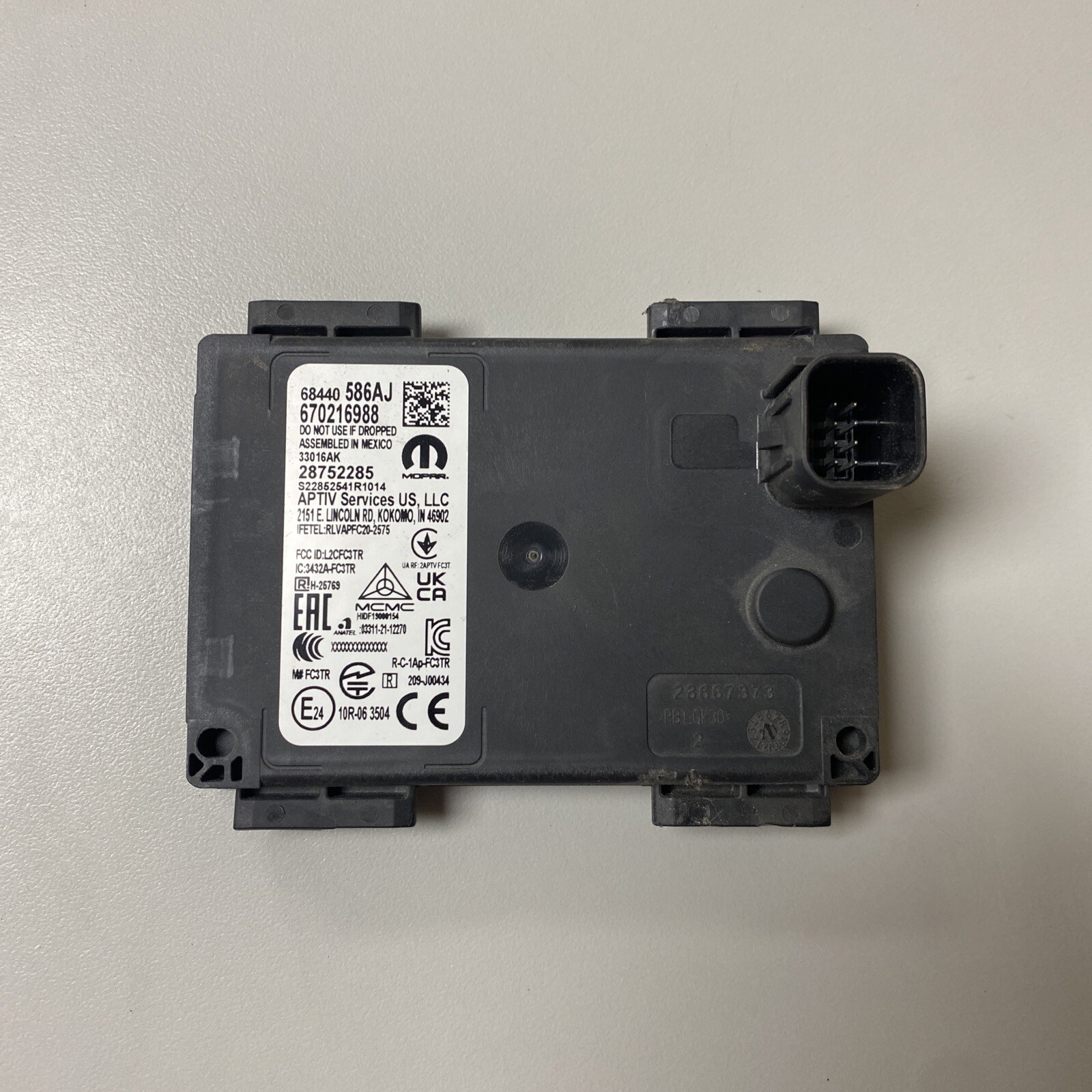 2021 2022 2023 2024 Jeep Grand Cherokee Grand Wagoneer Front Radar ...