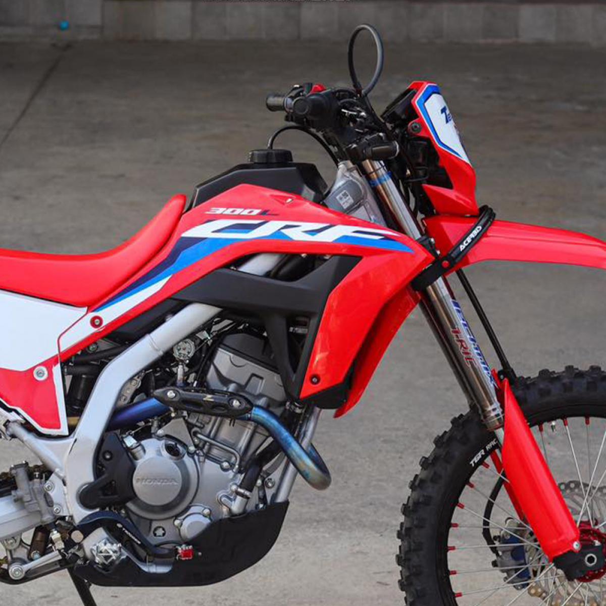CUSTOM OIL TANK 9.4 L BLACK IMS STYLE PLASTIC FIT HONDA CRF300L CRF ...