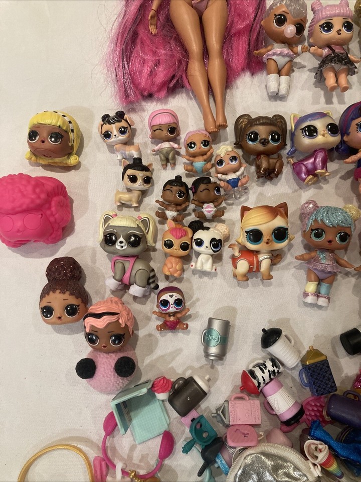 Huge Lot LOL Surprise OMG Dolls Lot Girls Boys Babies Pets Accessories ...