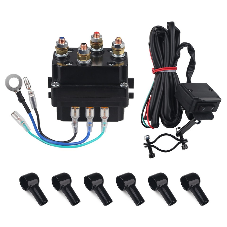 12V 250A Winch Solenoid Relay Contactor for all 12V solenoid winches ...
