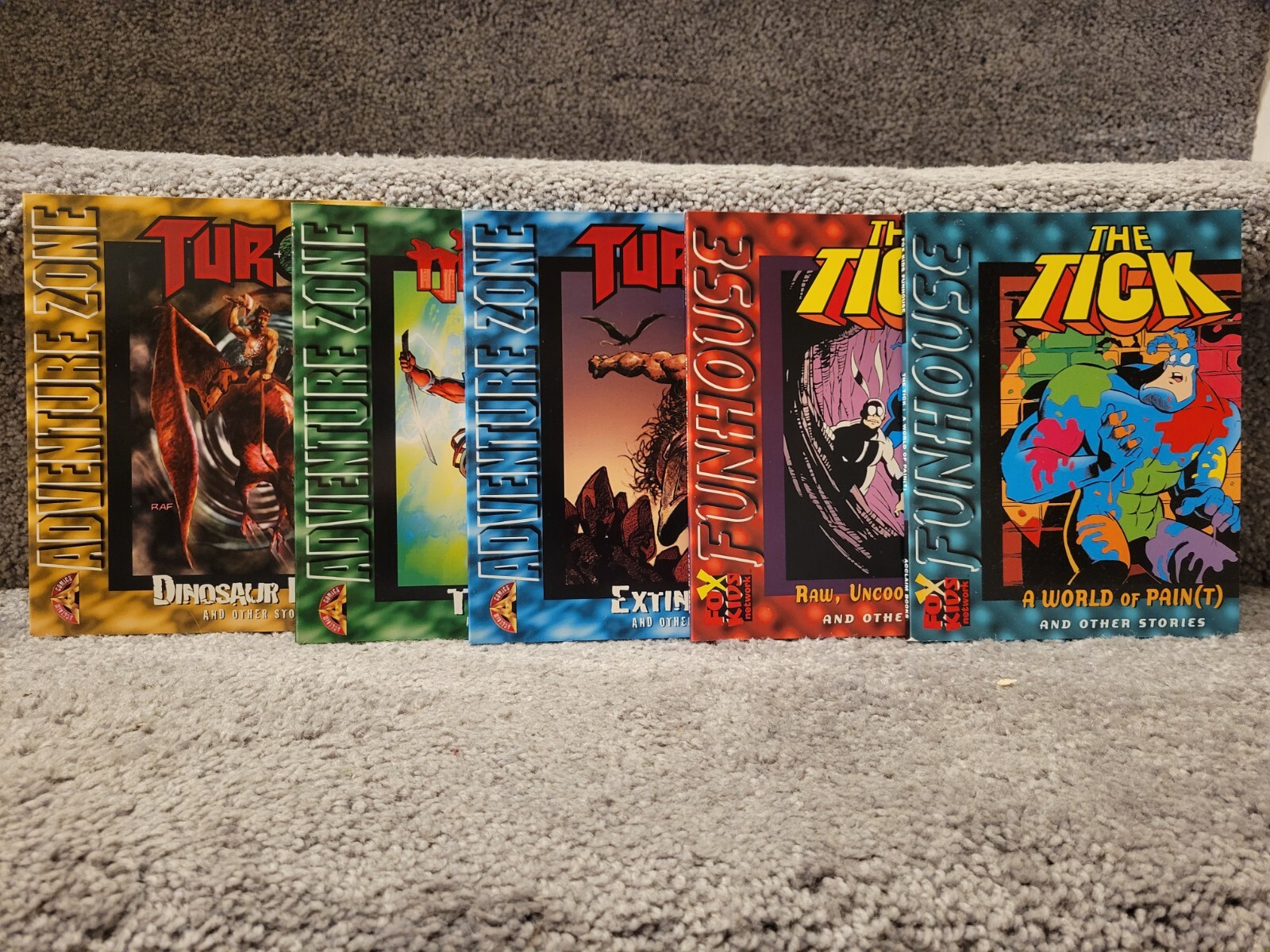 Valiant/Acclaim/Fox Kids Funhouse 5-Issue Digest Series! Turok! Tick ...