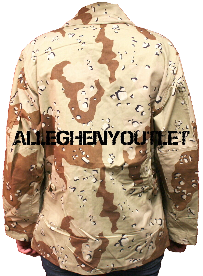US Military Army 6 Color Desert Camo BDU SHIRT Chocolate Chip Medium ...